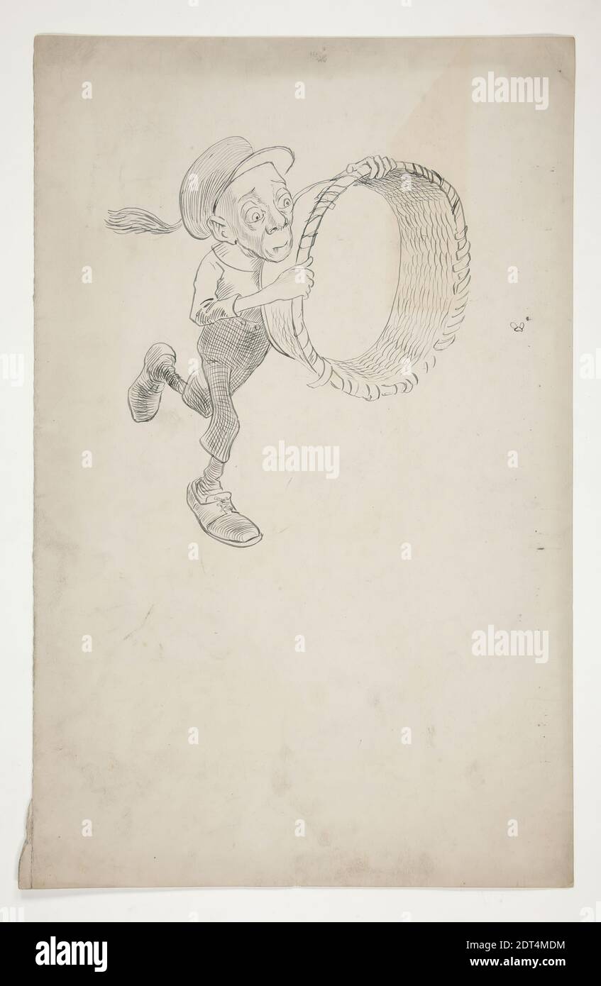 Artist: Edwin Austin Abbey, American, 1852–1911, M.A., 1897, Cartoon of ...