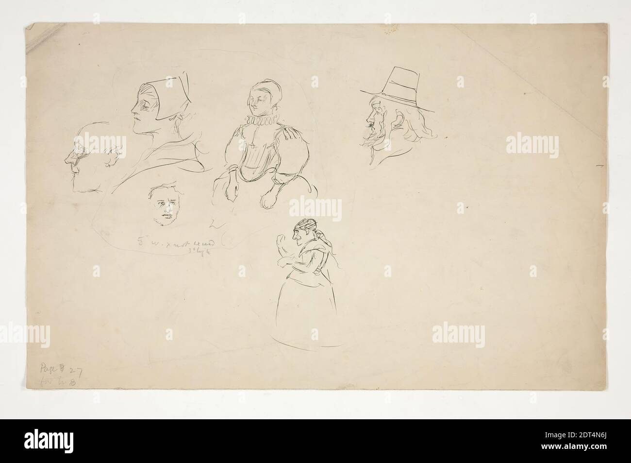 Artist: Edwin Austin Abbey, American, 1852–1911, M.A., 1897, Sheet of ...