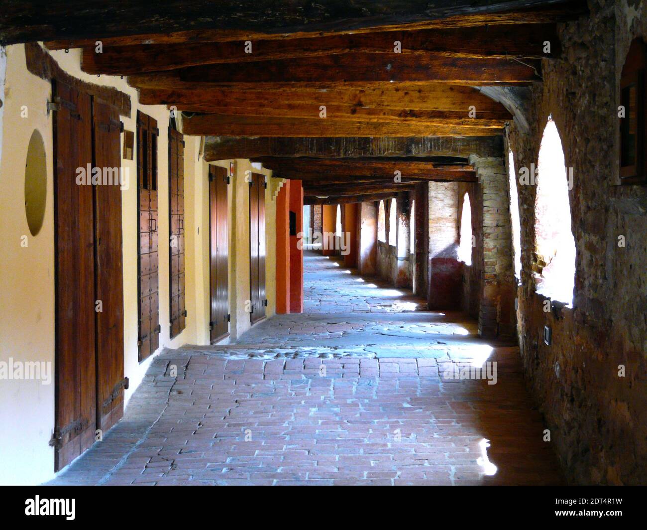 Underneath building corridor hi-res stock photography and images - Alamy