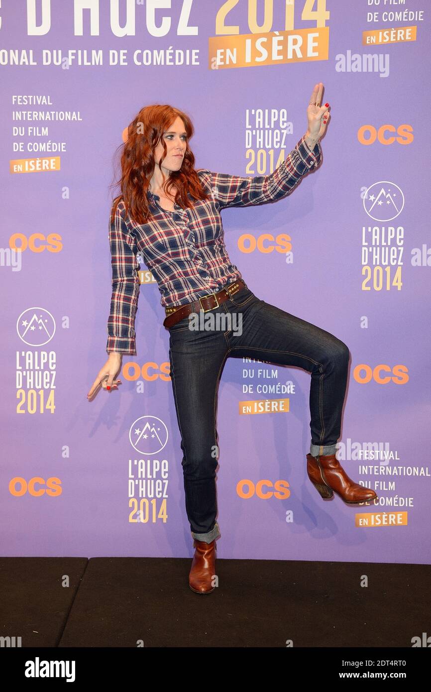 Audrey Fleurot during the 17th Alpe d'Huez Comedy Film Festival in ...