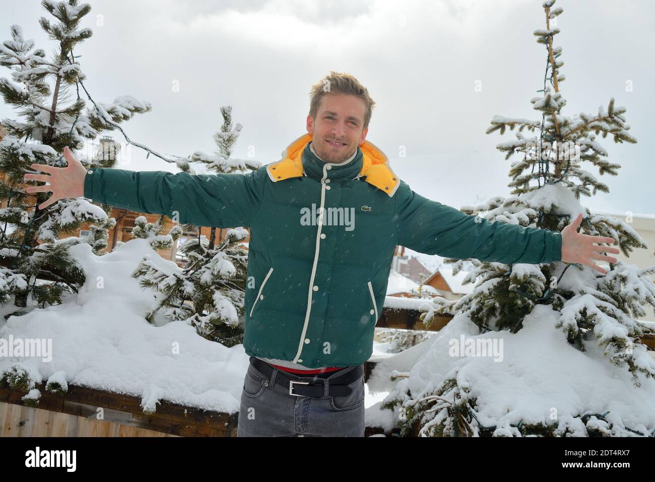 Philippe Lacheau posing during the 17th Alpe d'Huez Comedy Film ...