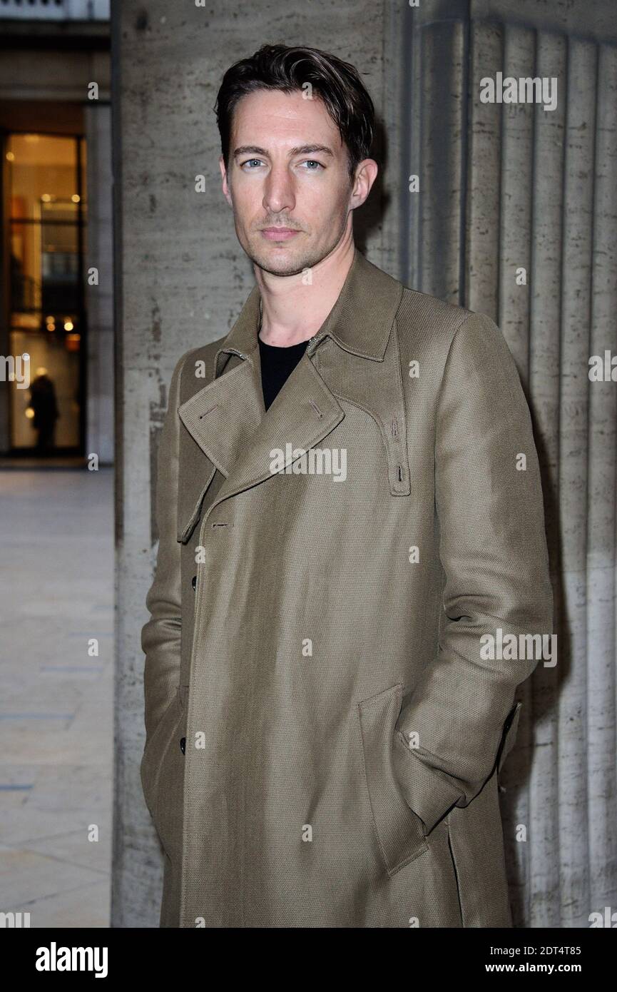 Benn Northover attending Cerruti's Fall-Winter 2014/2015 men's ...