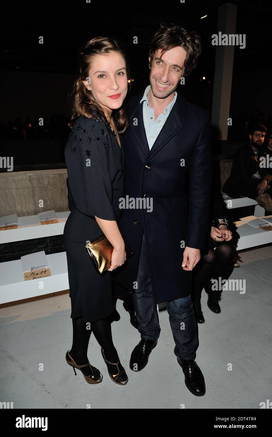 Benjamin Pech , Flore Bonaventura attending John Galliano's Fall-Winter ...