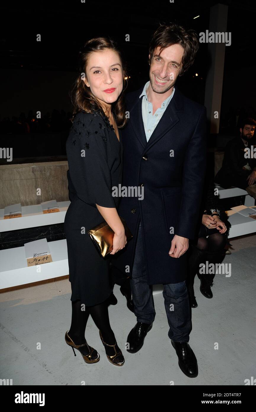 Benjamin Pech , Flore Bonaventura attending John Galliano's Fall-Winter ...