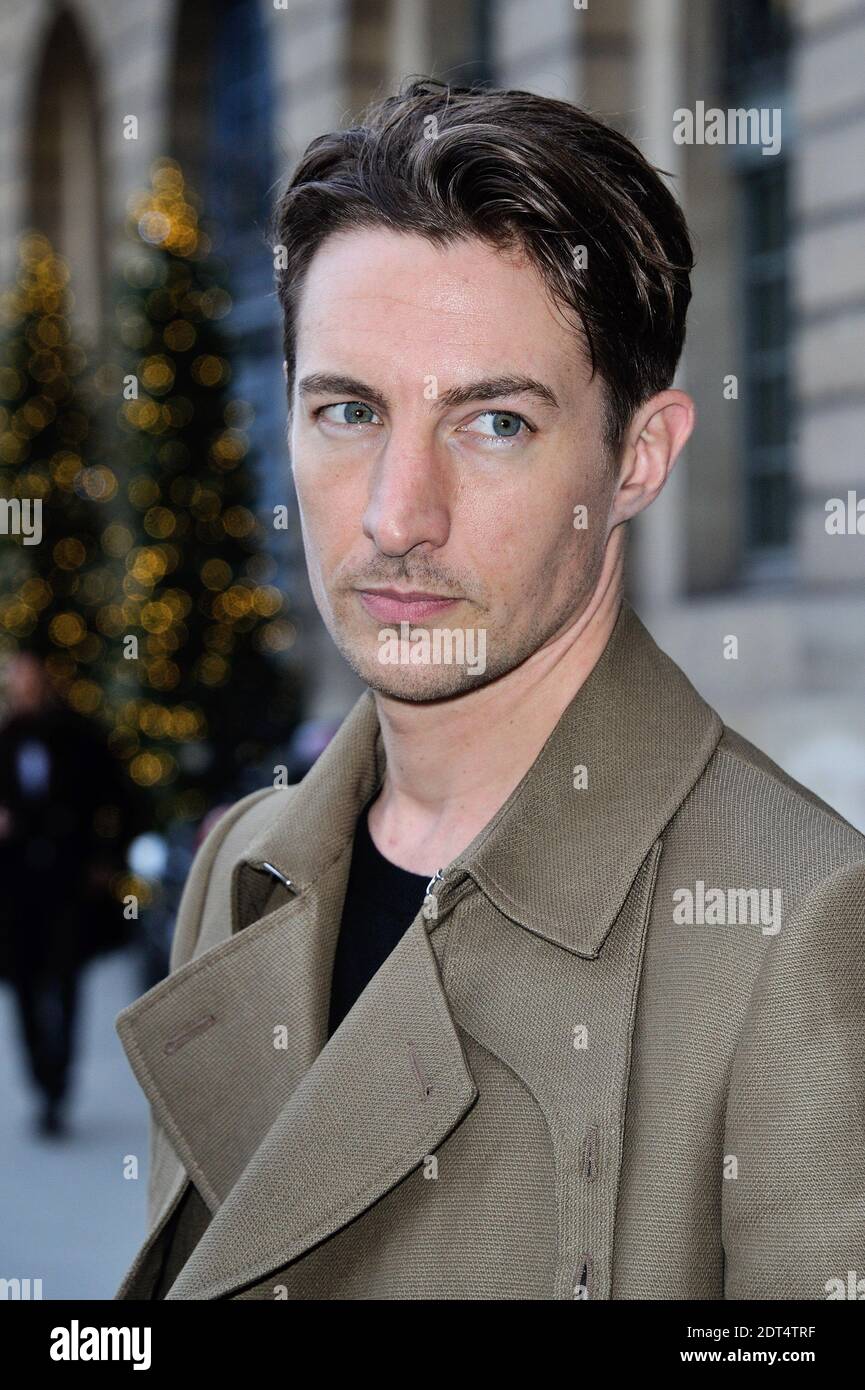 Benn Northover attending Cerruti's Fall-Winter 2014/2015 men's ...