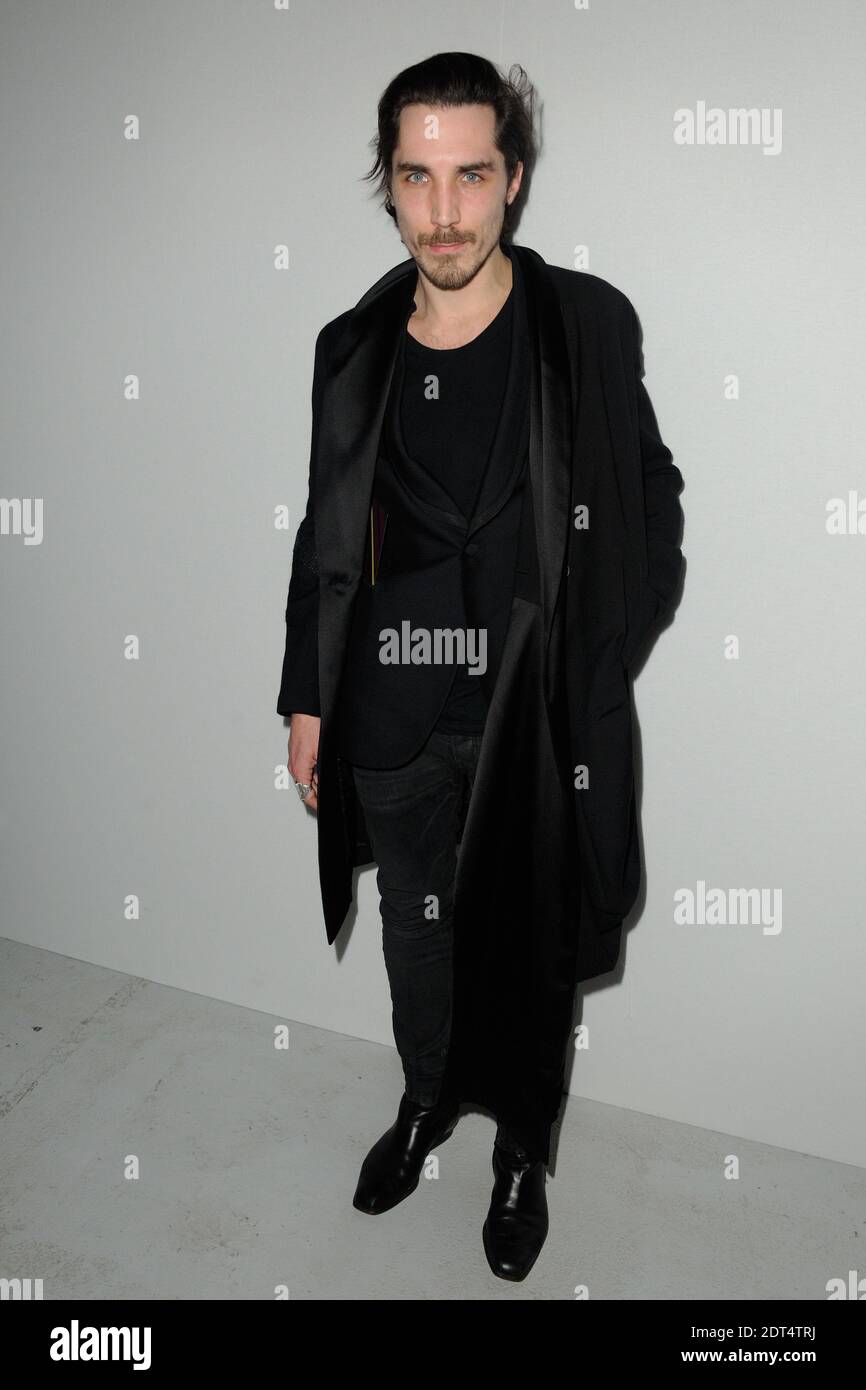 Guillaume Mace attending John Galliano's Fall-Winter 2014/2015 men's ...