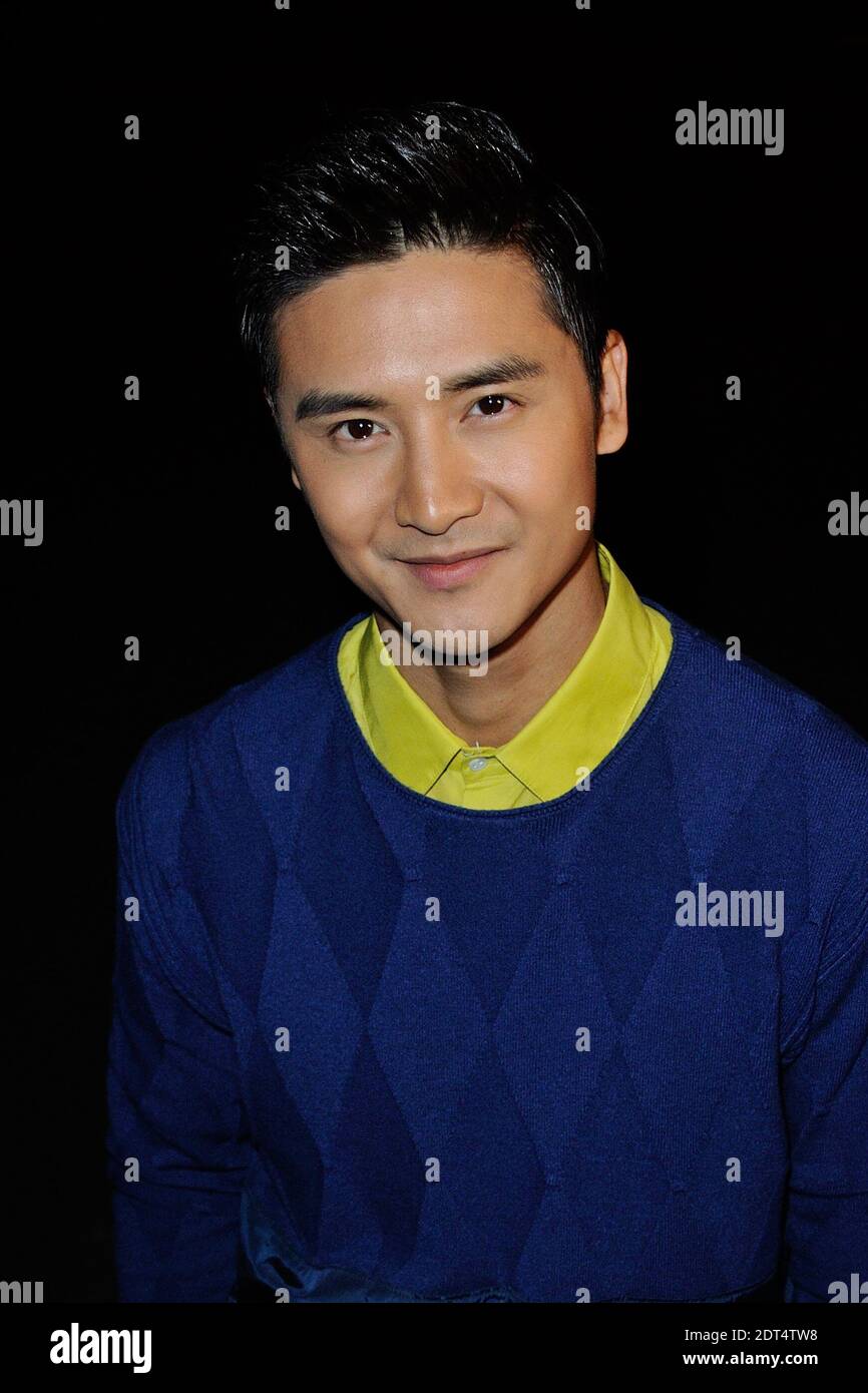 Liang Tian attending John Galliano's Fall-Winter 2014/2015 men's ...