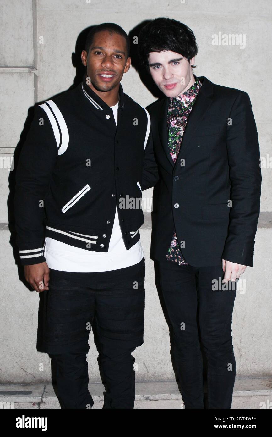 EXCLUSIVE - Victor Cruz and Leon Else Leaving the After Show Givenchy's ...