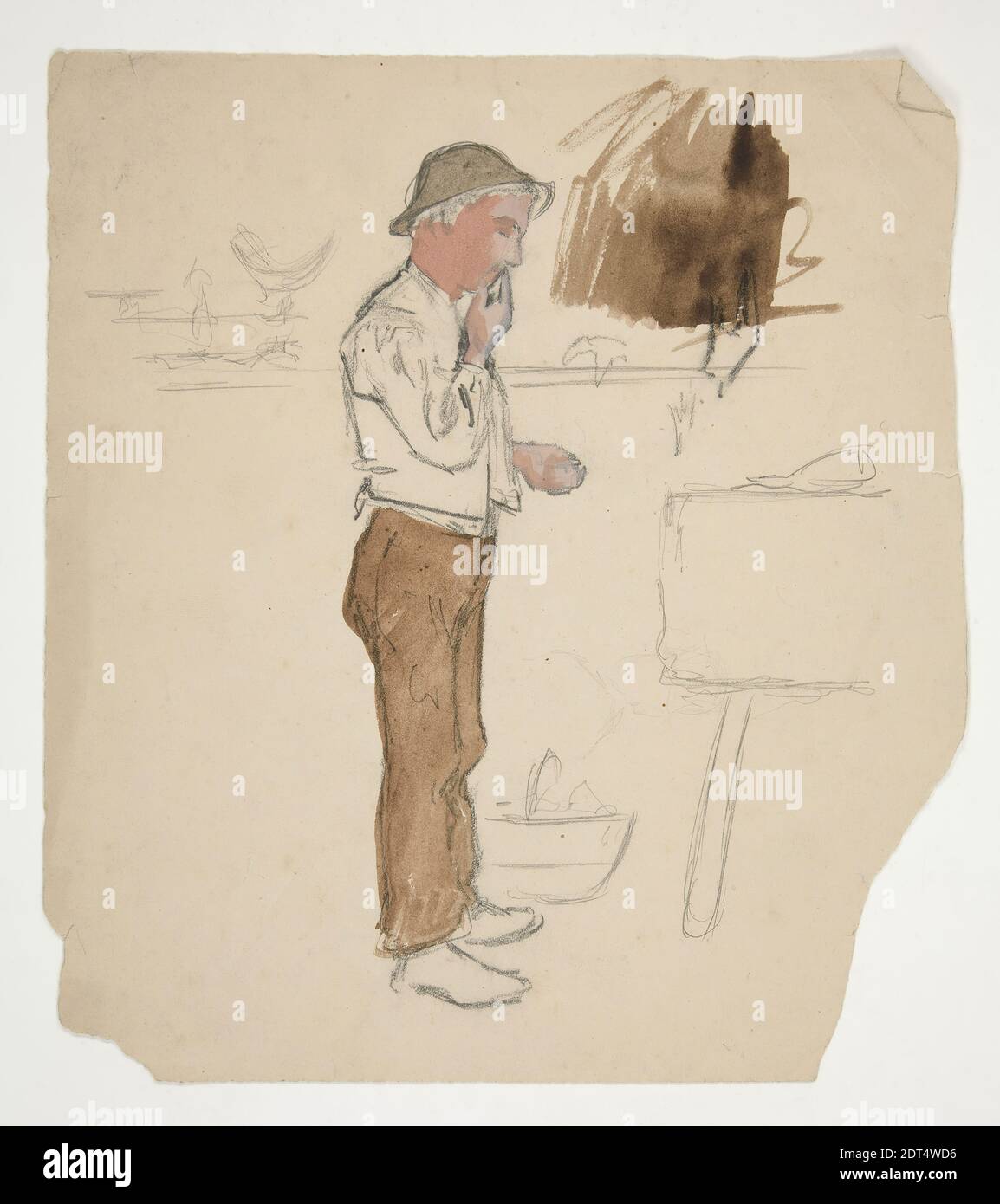 Artist: Edwin Austin Abbey, American, 1852–1911, M.A., 1897, Sketch of ...