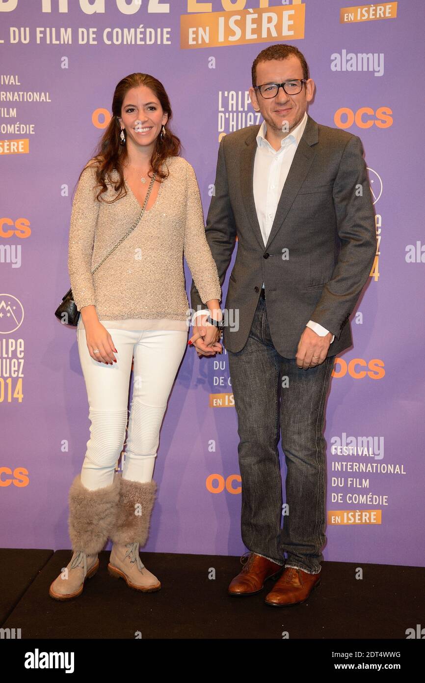 Dany Boon and his wife Yael during the 17th Alpe d'Huez Comedy Film ...