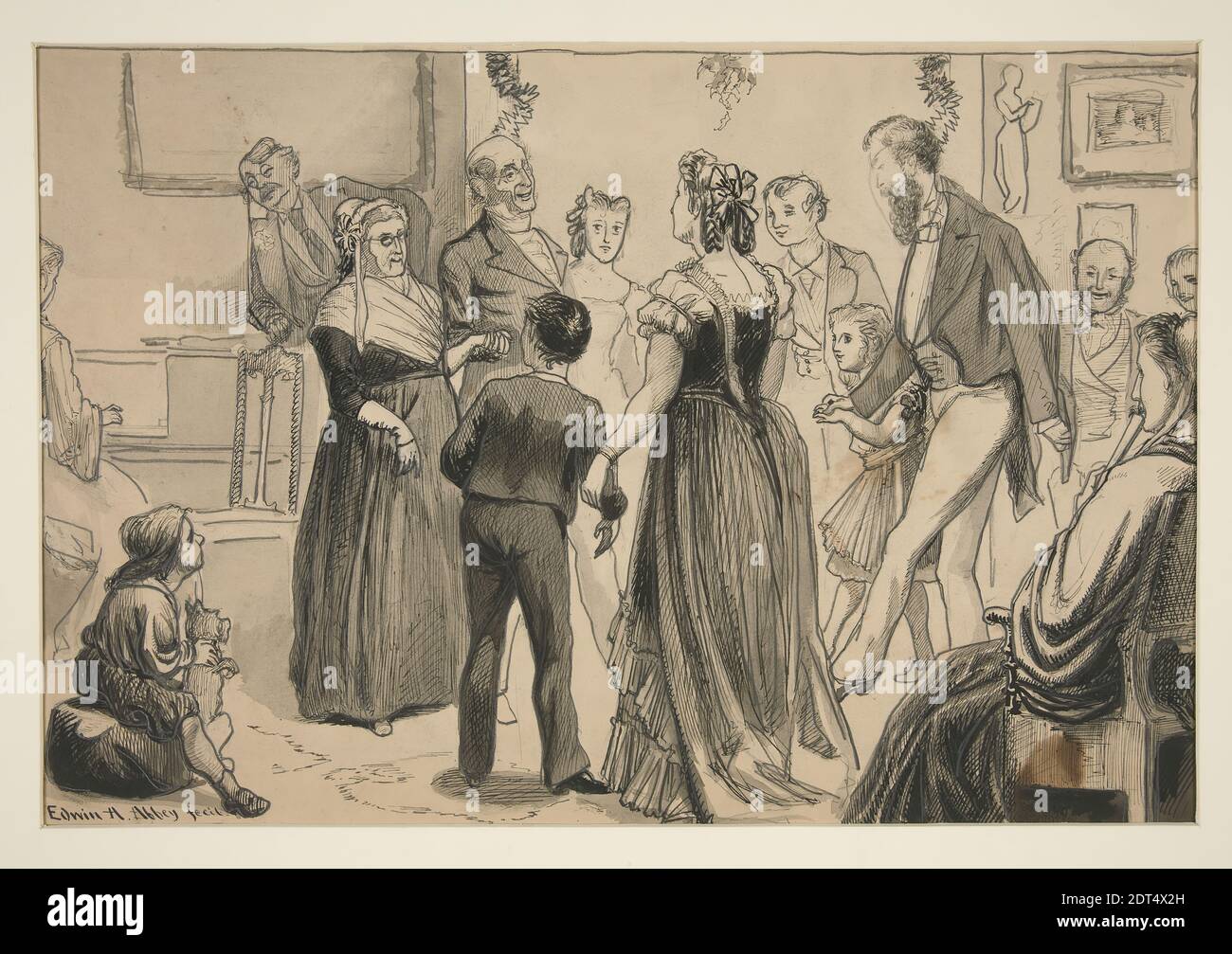 Artist: Edwin Austin Abbey, American, 1852–1911, M.A., 1897, Party in a ...