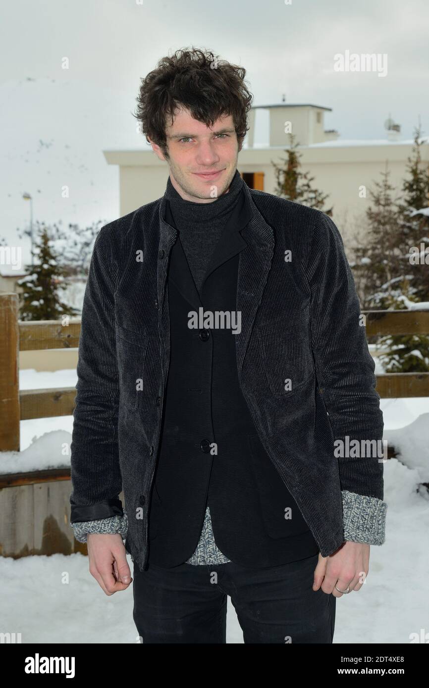 Felix Moati posing during the 17th Alpe d'Huez Comedy Film Festival in ...