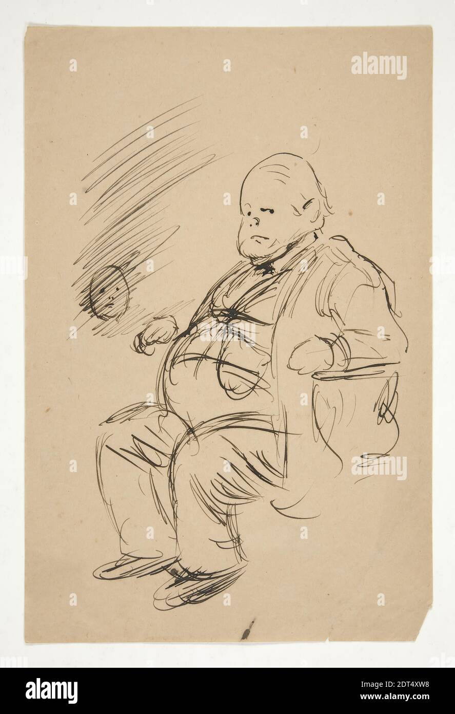 Seated fat man hi-res stock photography and images - Alamy