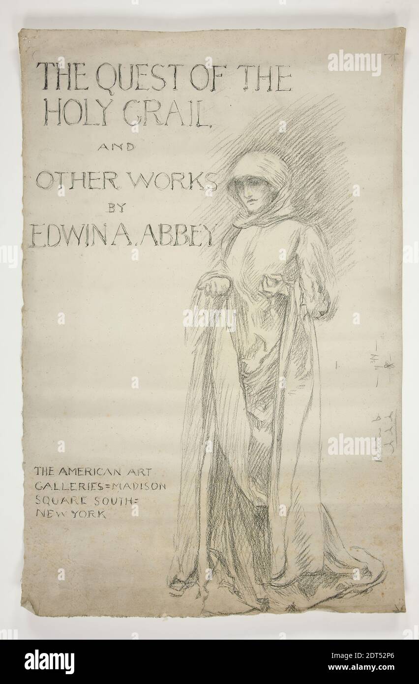 Artist: Edwin Austin Abbey, American, 1852–1911, M.A., 1897, Study for ...