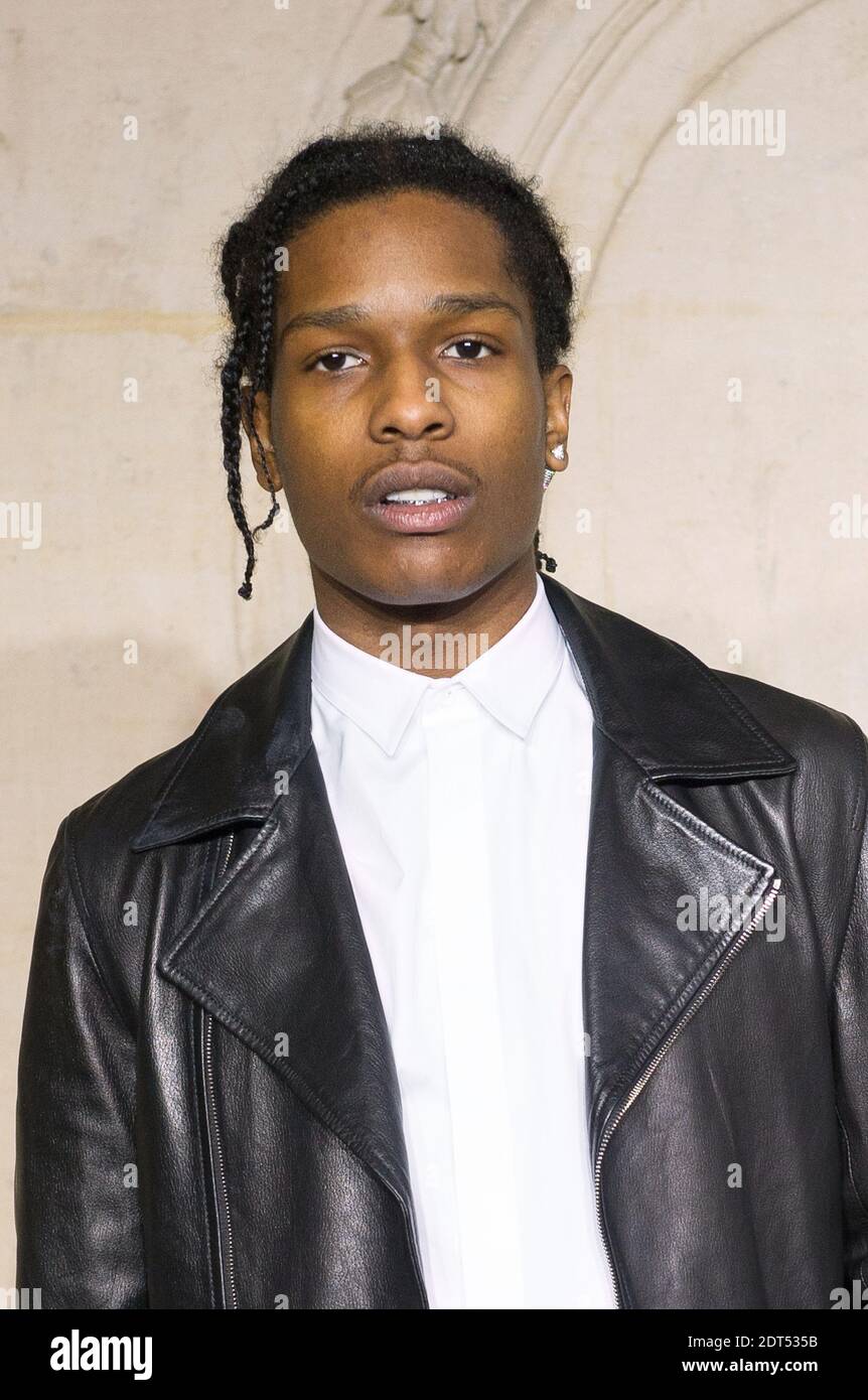 Asap Rocky arriving for the Christian Dior Spring-Summer 2014 Haute ...