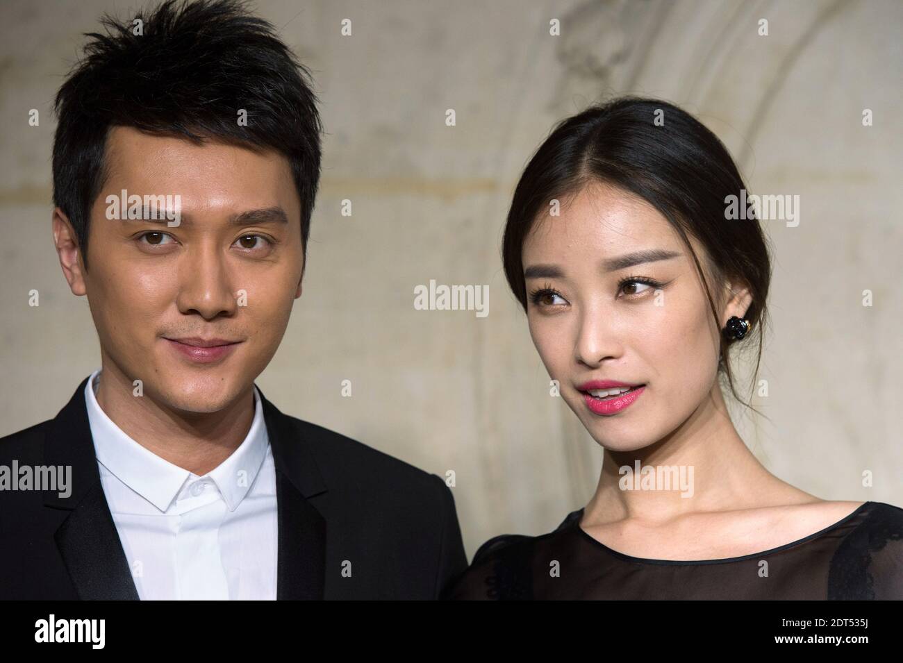 Feng Shao Feng and Ni Ni arriving for the Christian Dior Spring-Summer ...