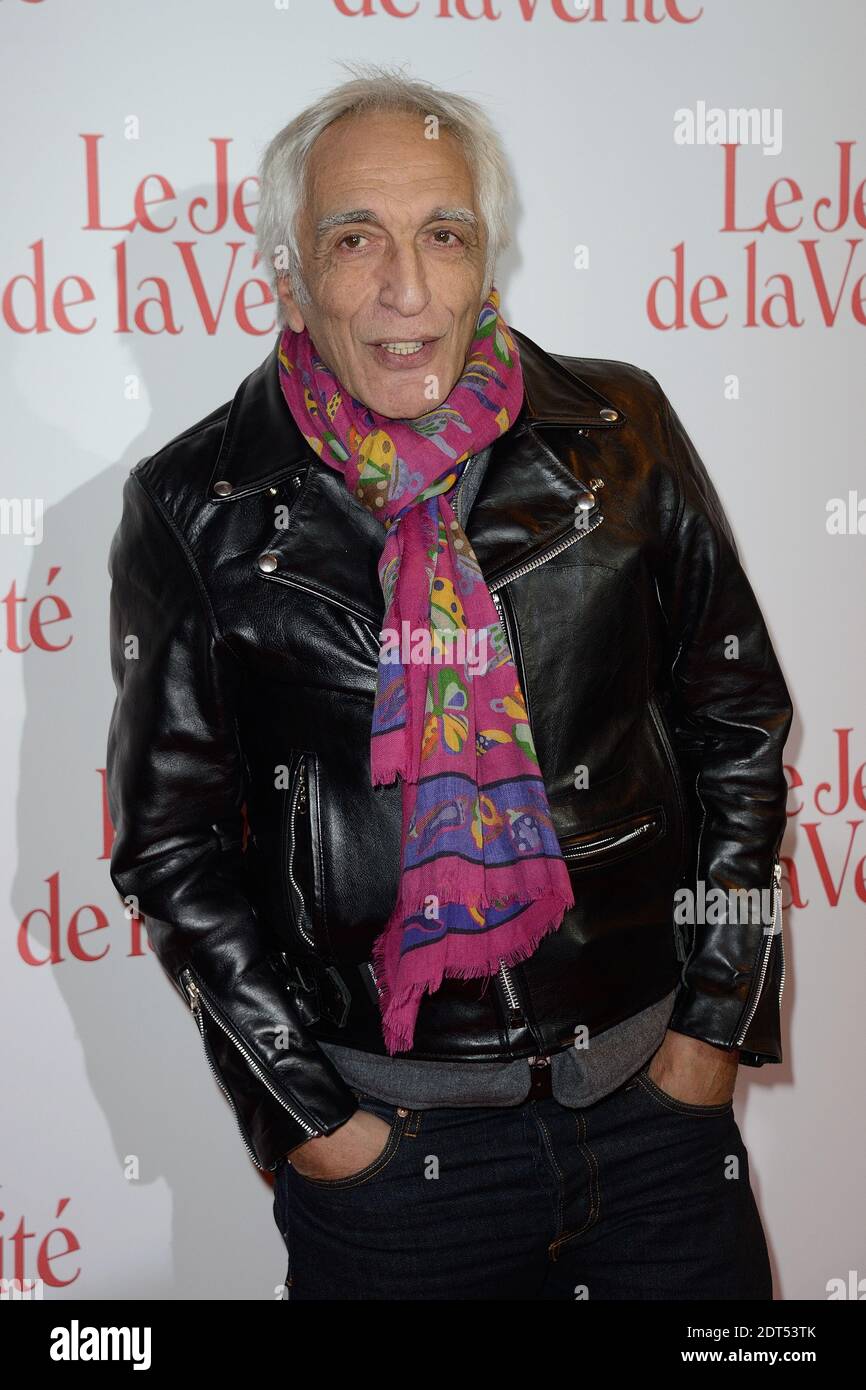 Gerard Darmon attending the premiere of the film 'Le Jeu de la Verite ...