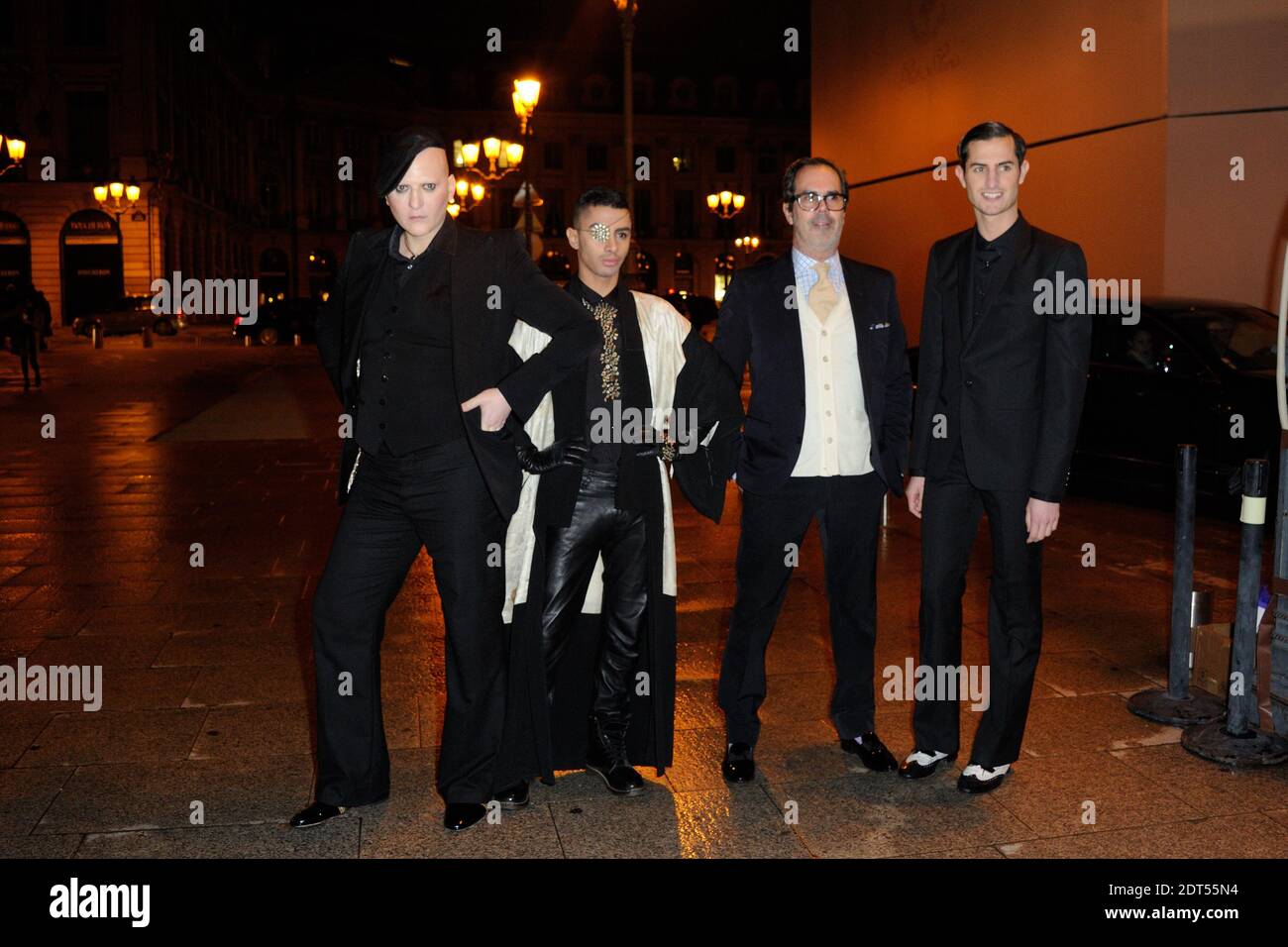 Ali Mahdavi arriving to the Alexis Mabille Spring-Summer 2014 Haute ...