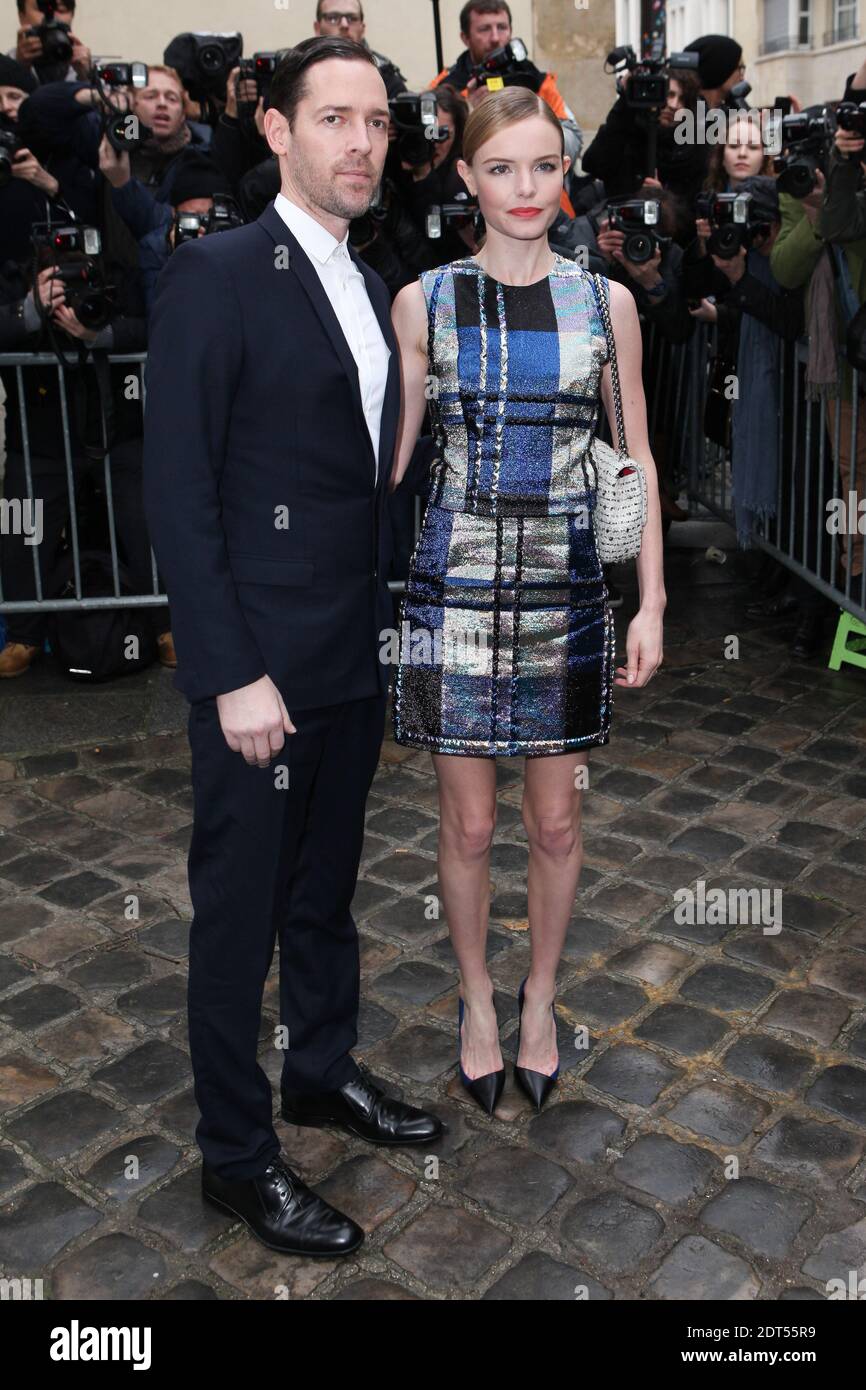 Kate Bosworth and Michael Polish arriving to the Christian Dior Spring ...