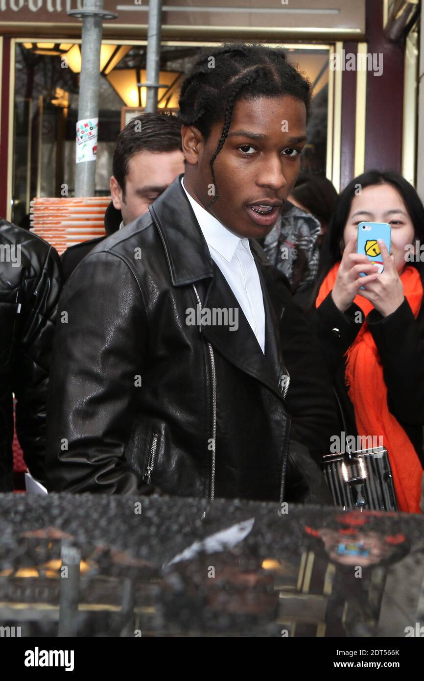 ASAP Rocky arriving to the Christian Dior Spring-Summer Haute-Couture ...