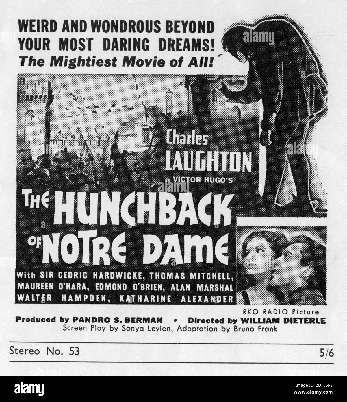 Hunchback of notre dame hugo Black and White Stock Photos & Images - Alamy