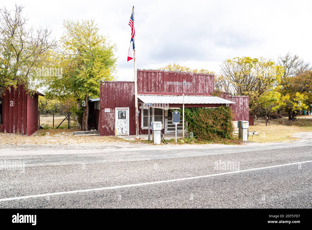 The Telegraph post office and store historical site Stock Photo - Alamy