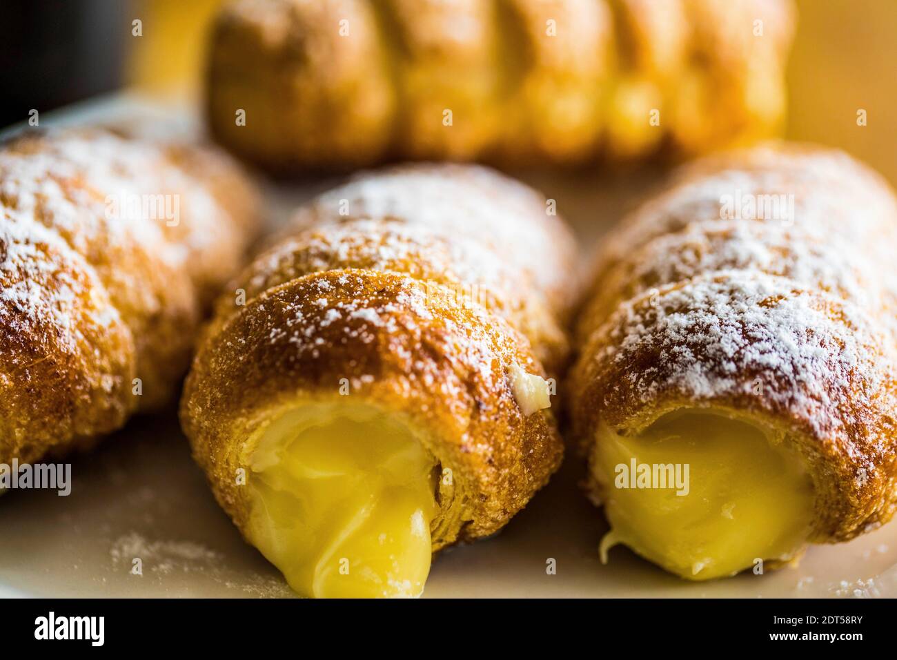 Close up of Canoli Stock Photo - Alamy