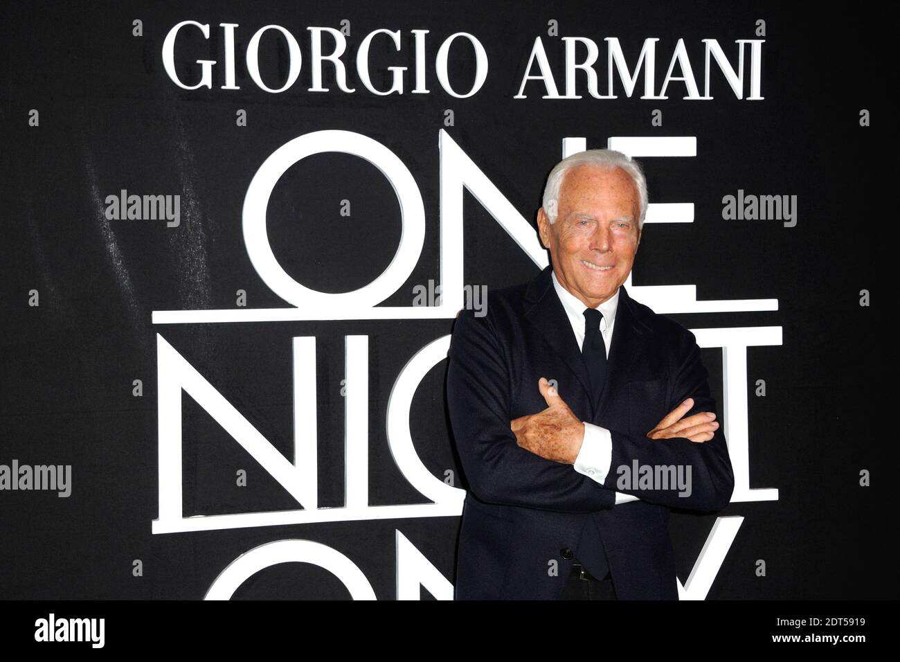 Giorgio Armani attending the Giorgio Armani's Spring-Summer 2014 Haute ...