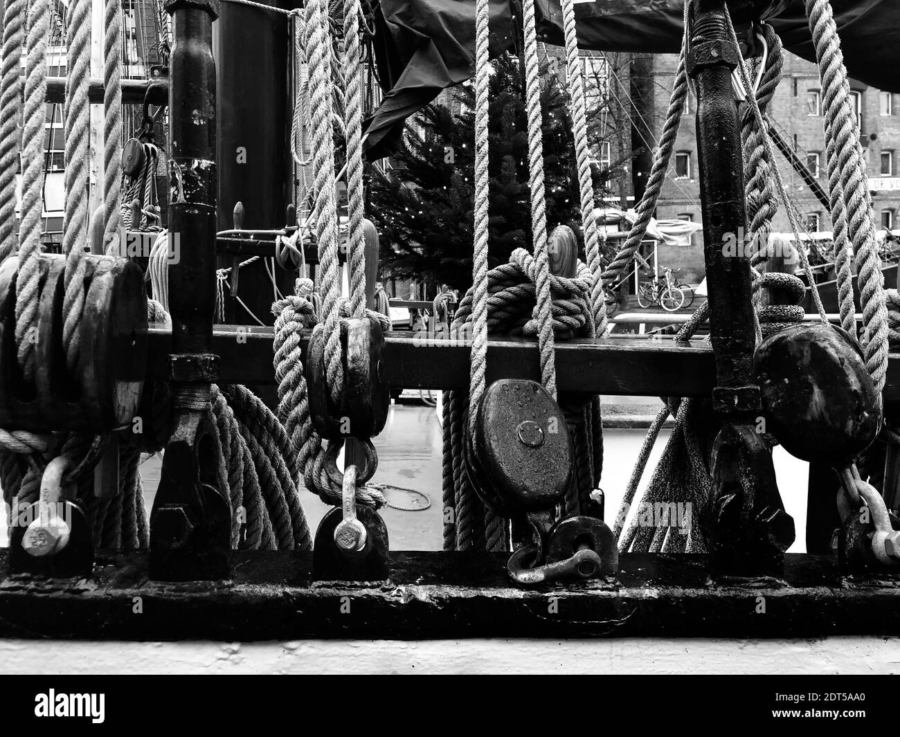 Wheel of large boat Black and White Stock Photos & Images - Alamy