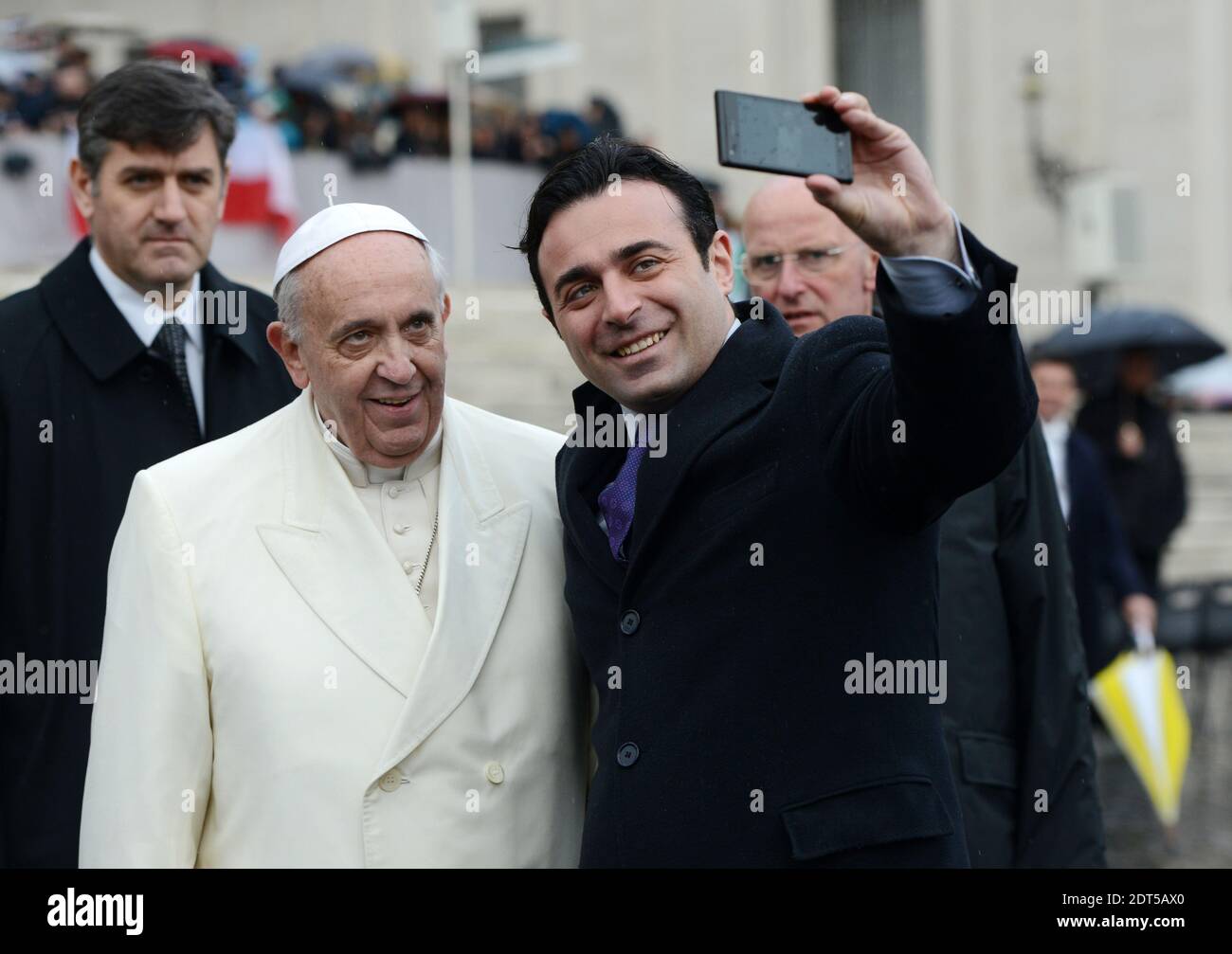 Pope Francis attends the weekly general audience at St Peter's square ...