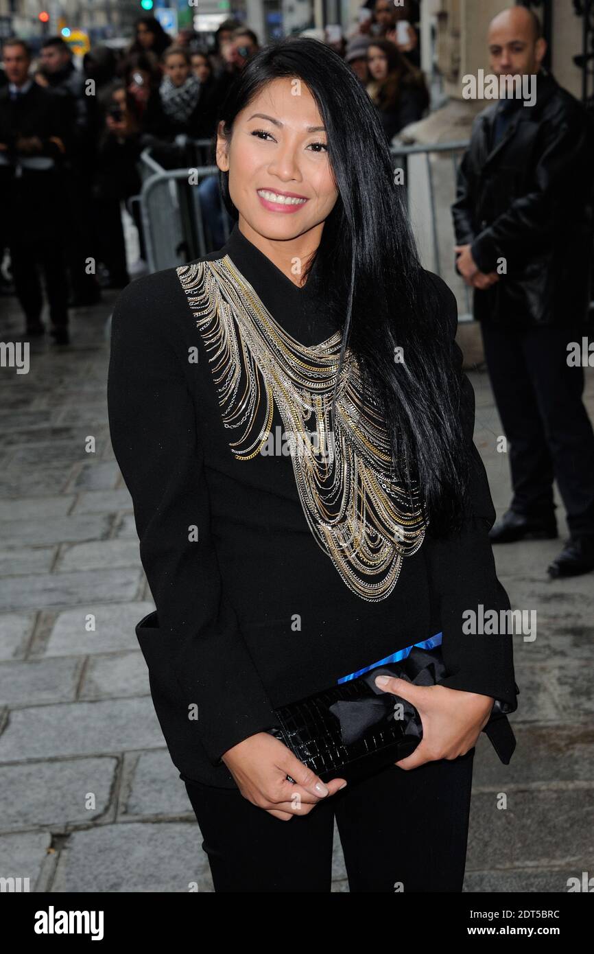 Angun arriving at Jean-Paul Gaultier's Spring-Summer 2014 Haute-Couture ...