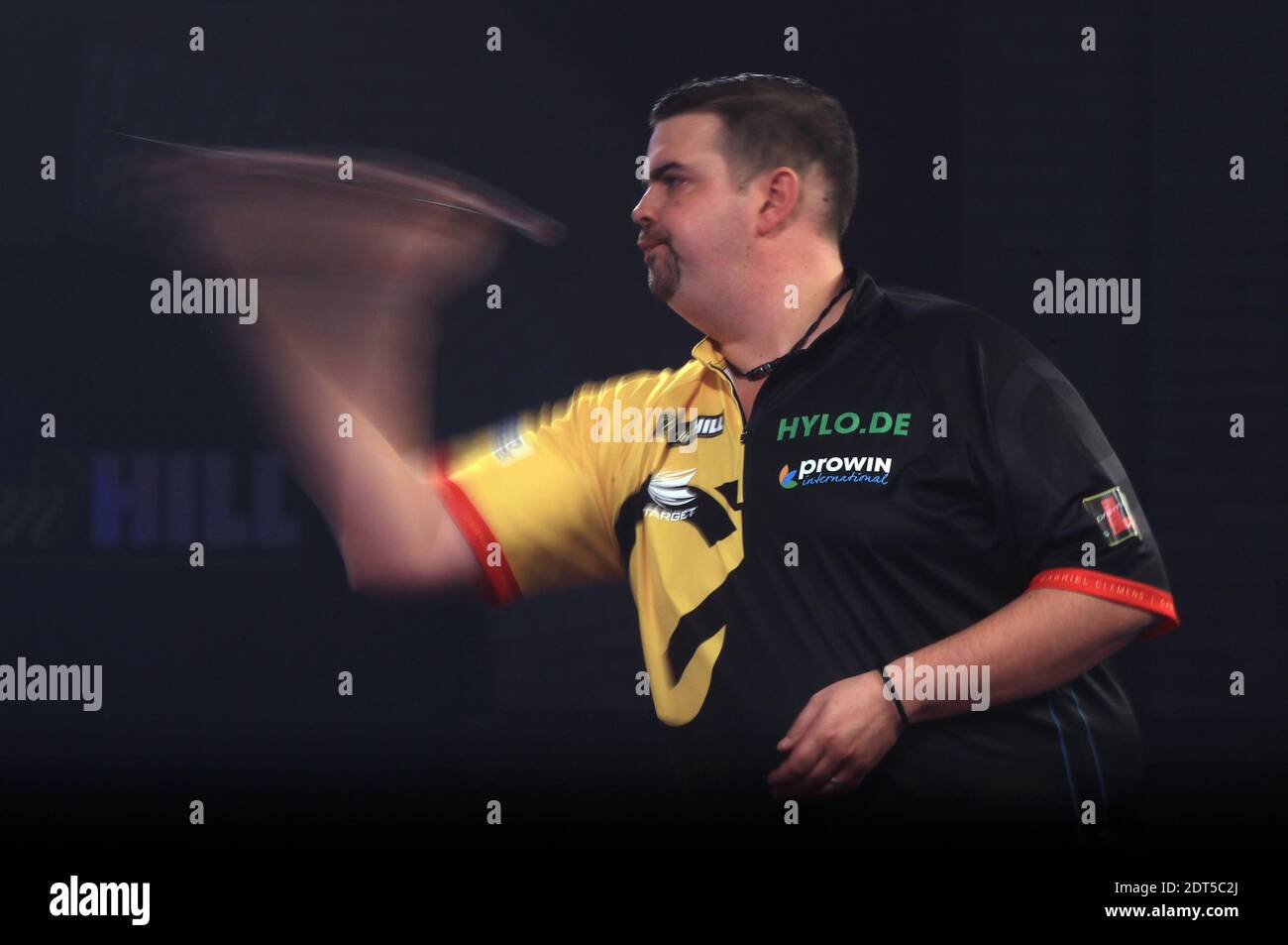Gabriel Clemens during day seven of the William Hill World Darts ...