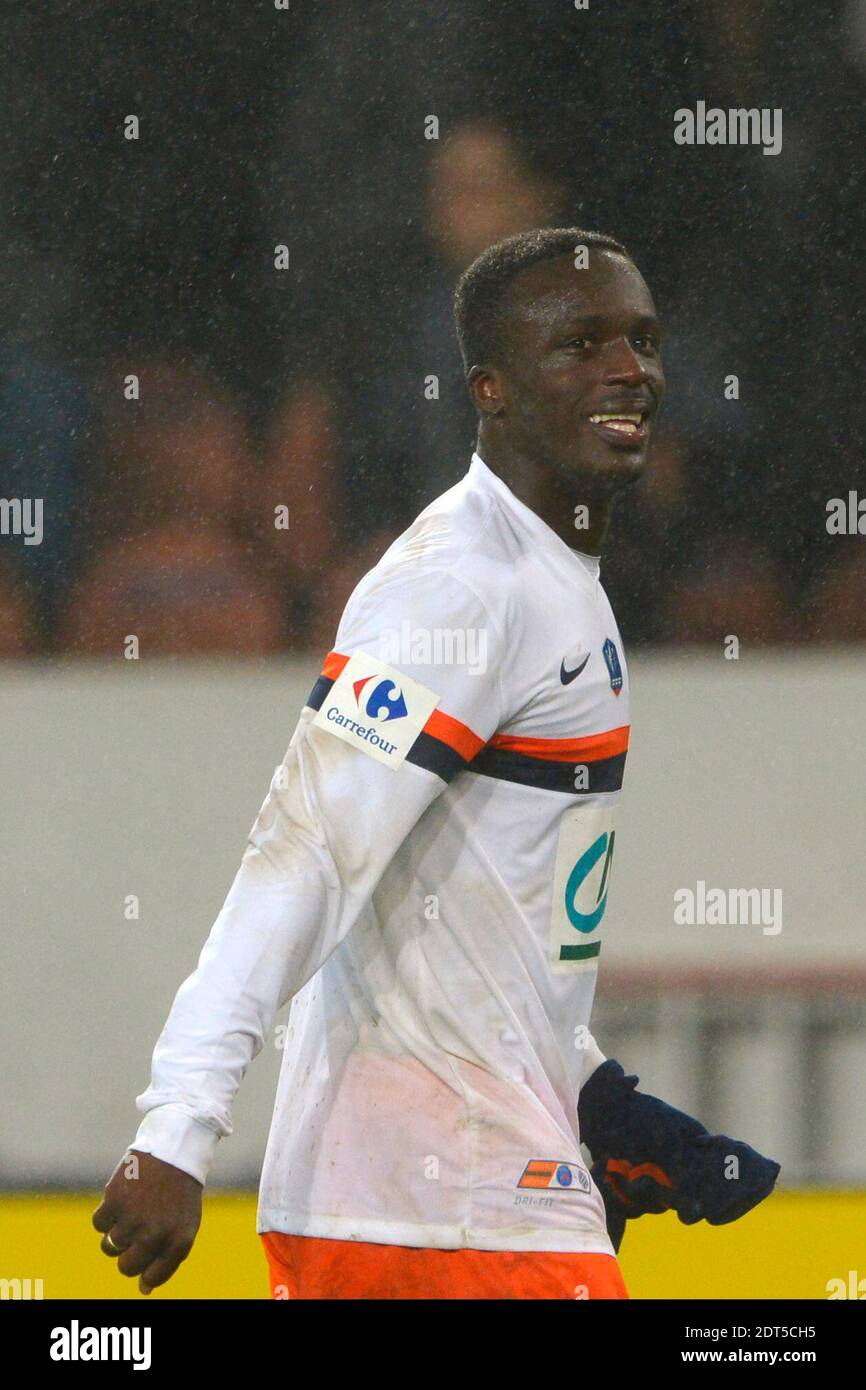 Montpellier's Victor Hugo Montano joy after the end of the French Cup 1 ...