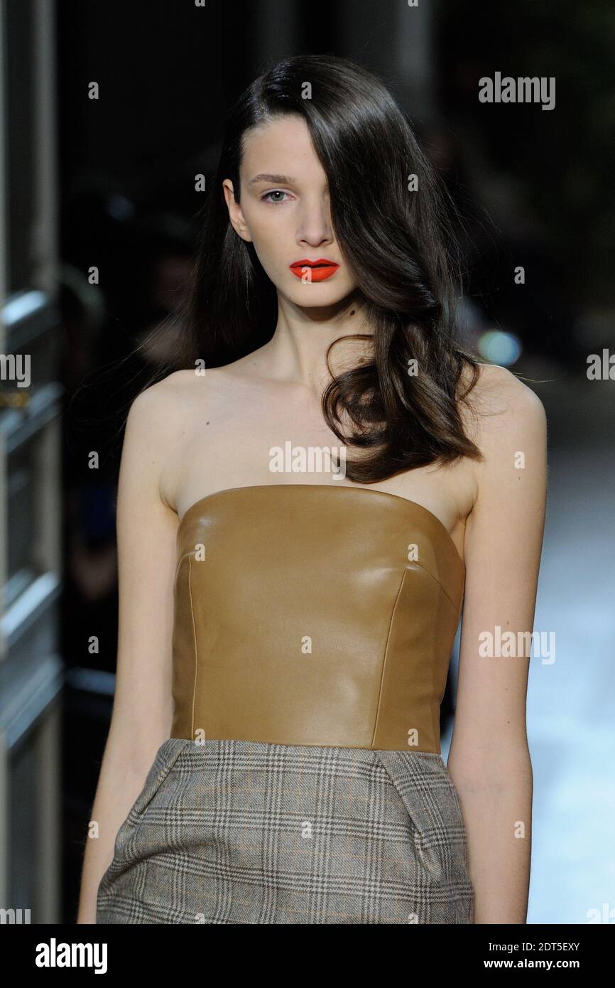 A model displays a creation by designer Didit for his Spring-Summer ...