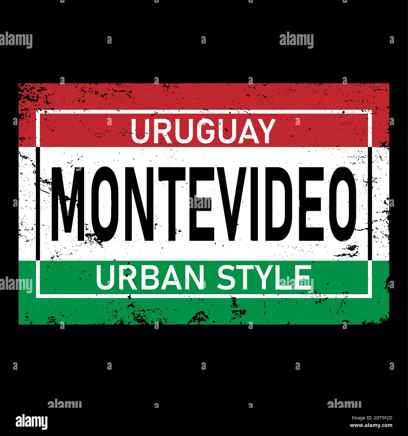 Montevideo. City of Uruguay. Editable logo vector design Stock Vector ...