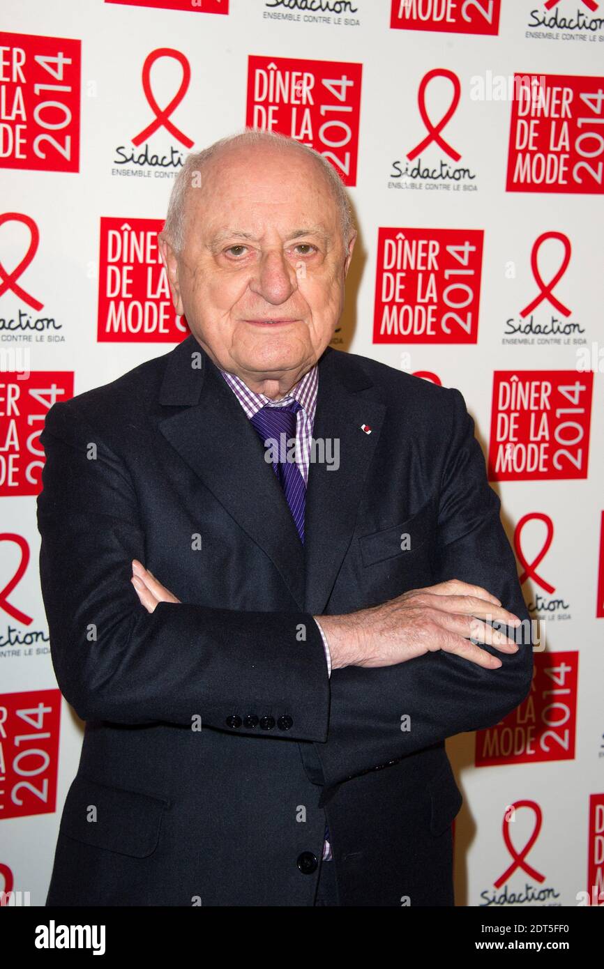 Pierre Berge attending the Sidaction Gala Dinner at Pavillon d ...
