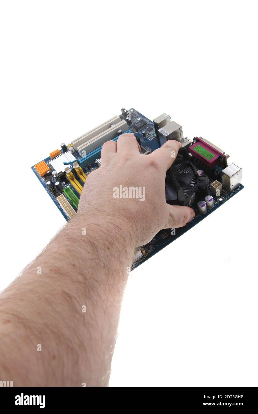 Human hand holding memory module hi-res stock photography and images ...