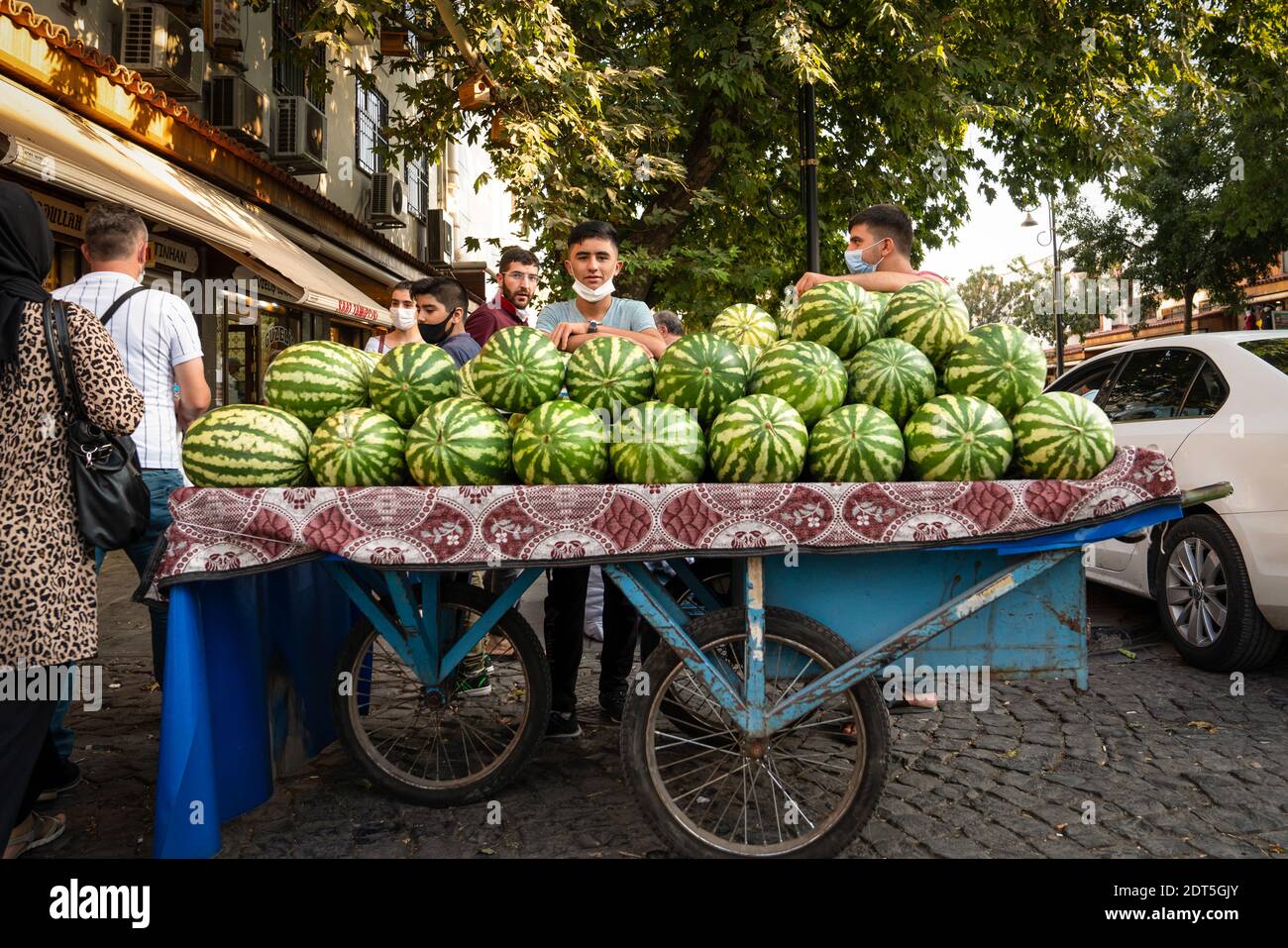 Water melon seller hi-res stock photography and images - Alamy