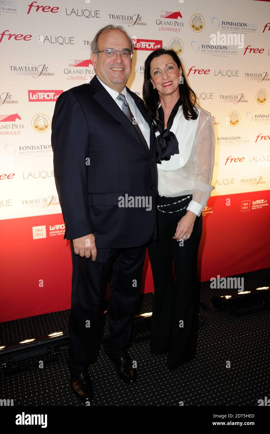 David Khayat attending the 93th Grand Prix d'Amerique gala diner held ...