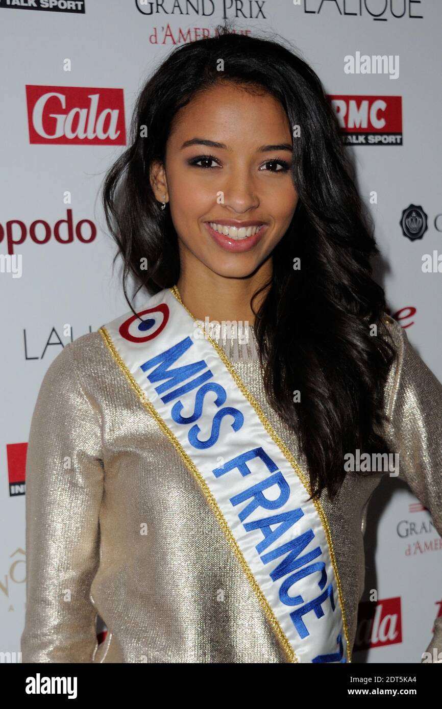 Miss France 2014 Flora Coquerel attending the 93rd Grand Prix d ...
