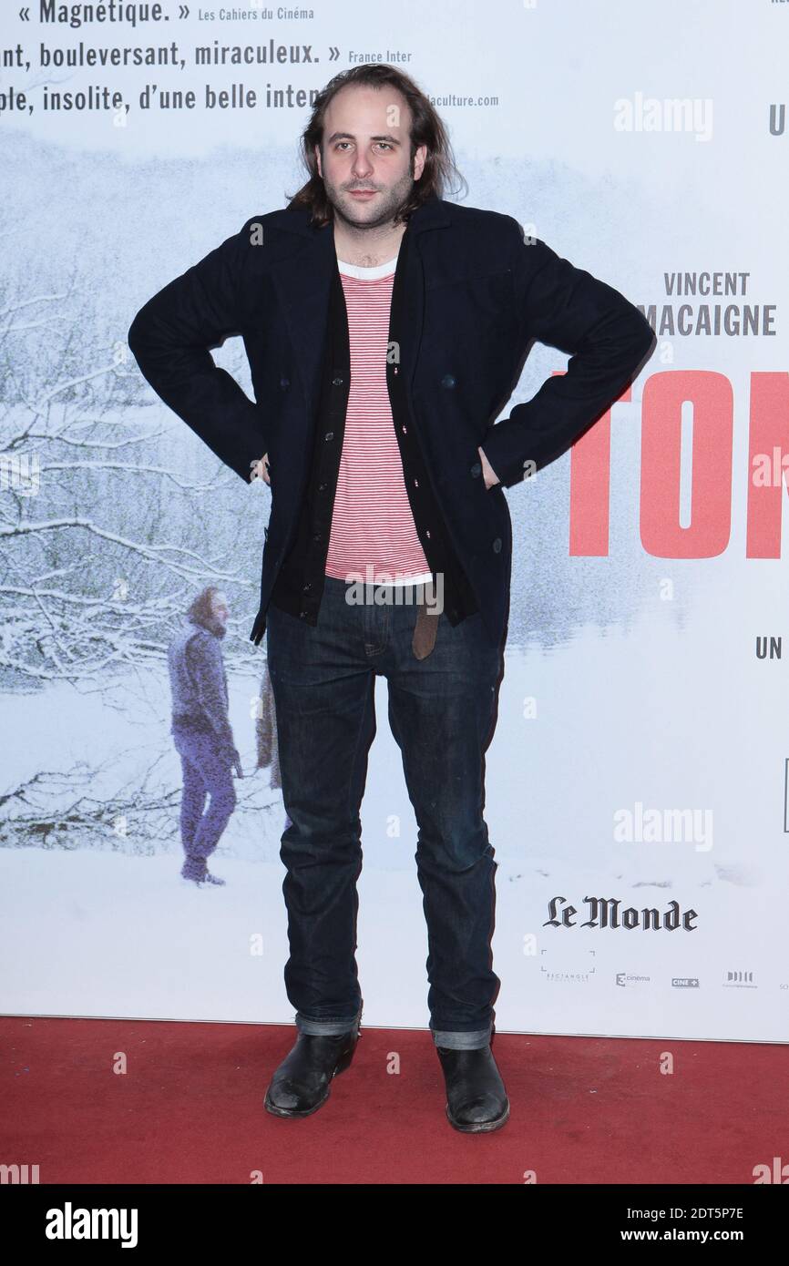 Vincent Macaigne attending the premiere of 'Tonnerre' held at UGC Les ...