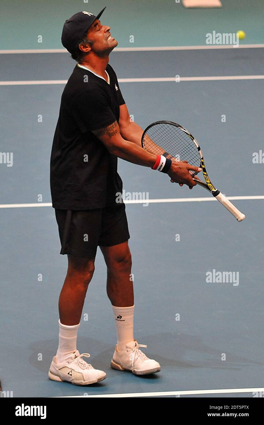Yannick Noah during the Amelie Mauresmo charity night at the WTA Open ...
