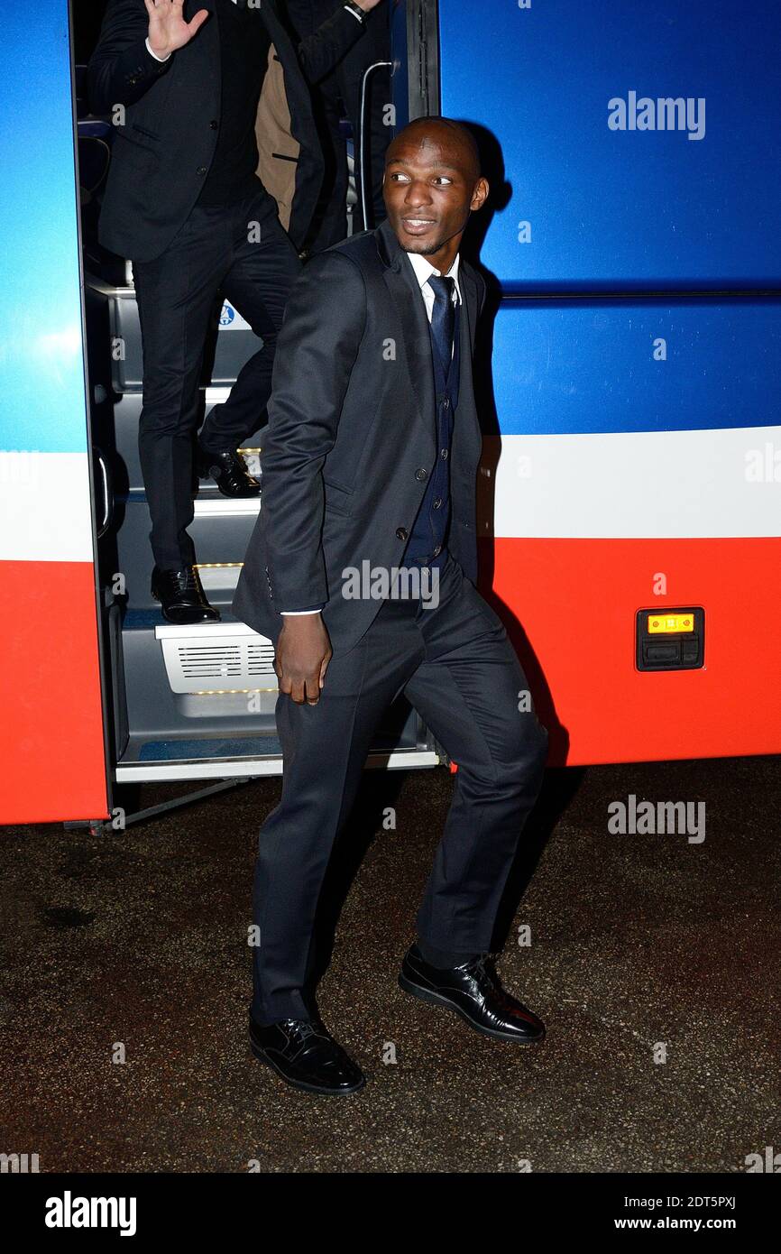 Zoumana Camara arriving at Gala Dinner for PSG foundation held at Le ...