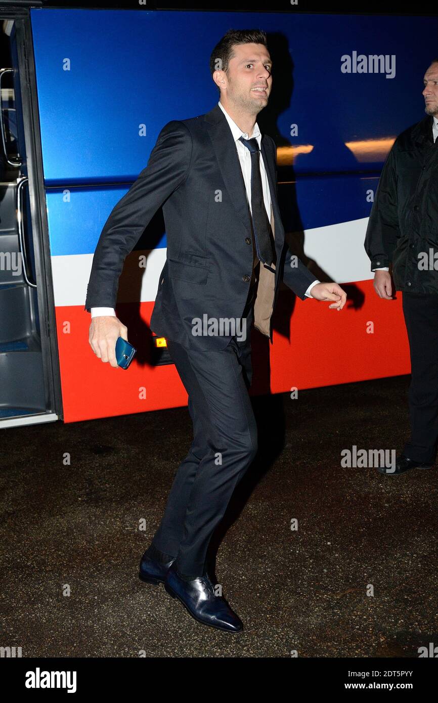 Thiago Motta arriving at Gala Dinner for PSG foundation held at Le Pre ...