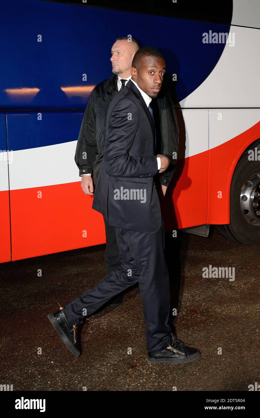 Blaise Matuidi arriving at Gala Dinner for PSG foundation held at Le ...