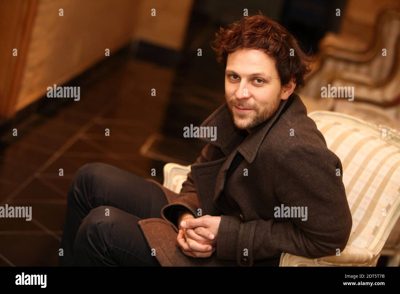 Pierre Rochefort attending a preview of the film Un Beau Dimanche in ...