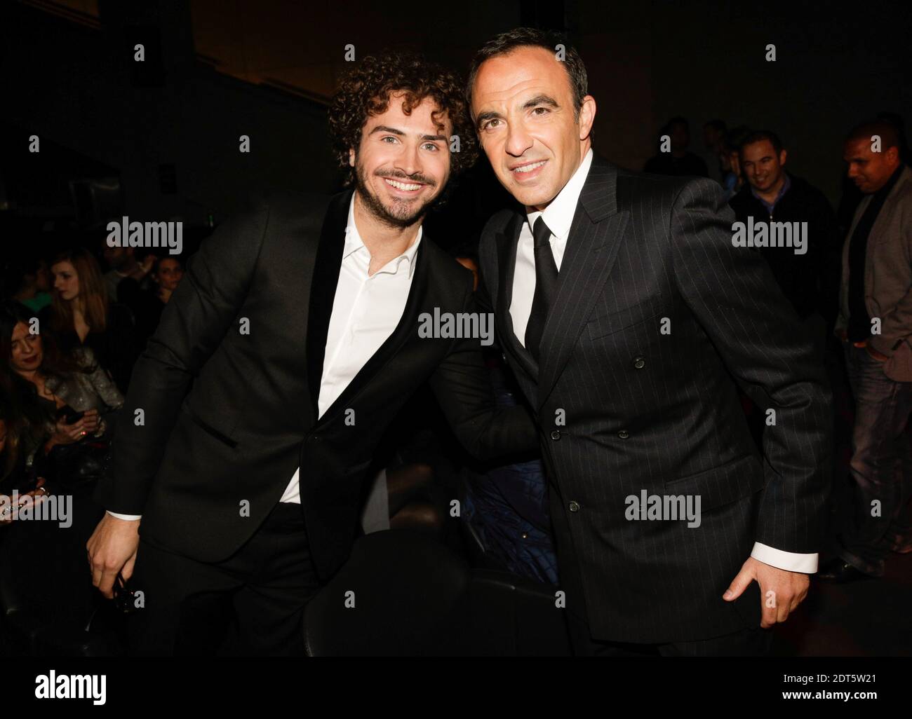 Maxime Musqua and Nikos Aliagas attending the Melty awards held at Yoyo ...