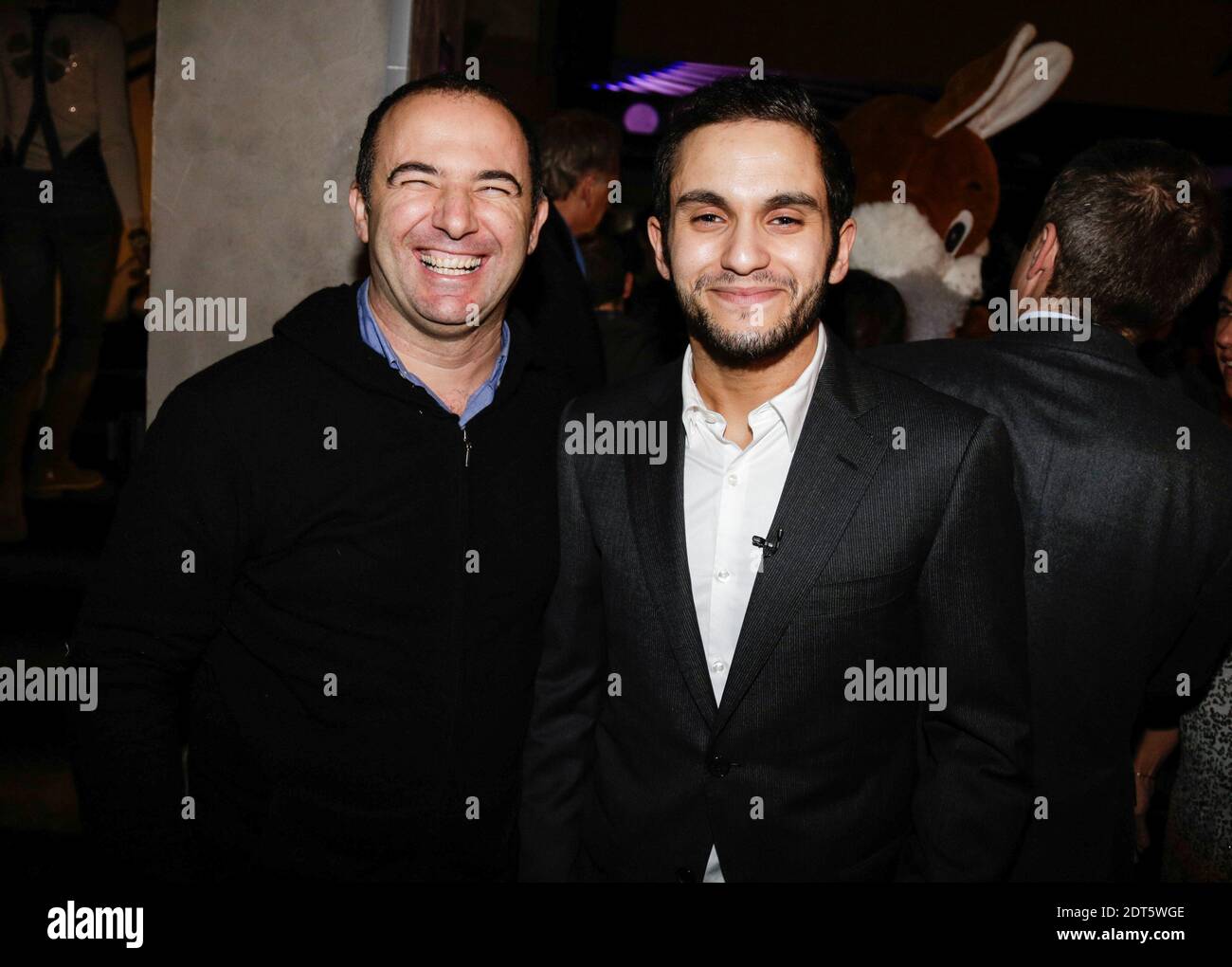 Mohamed Hamidi and Malik Bentalha attending the Melty awards held at ...