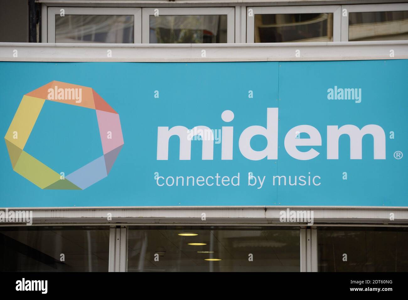 Atmosphere during the MIDEM 2014 in Cannes, France on February 1, 2014 ...