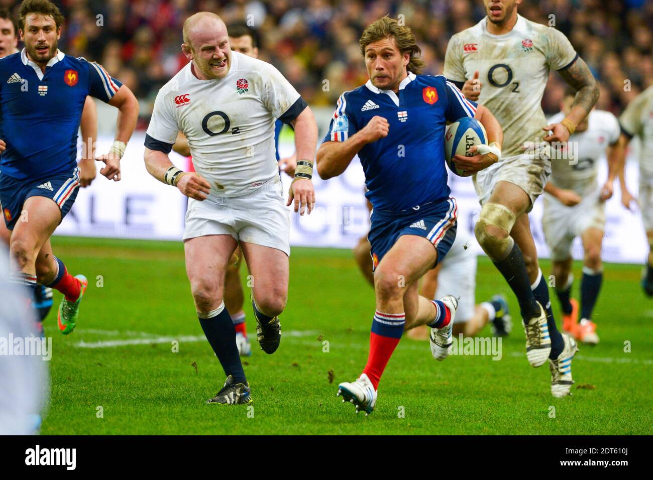 France's Dimitri Szarzewski during Rugby RBS 6 Nations Tournament ...